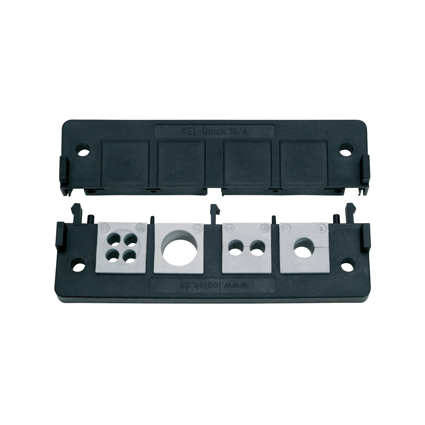 Gland Plate With Cable-Entry Frame and Cable Inserts | CONTEG
